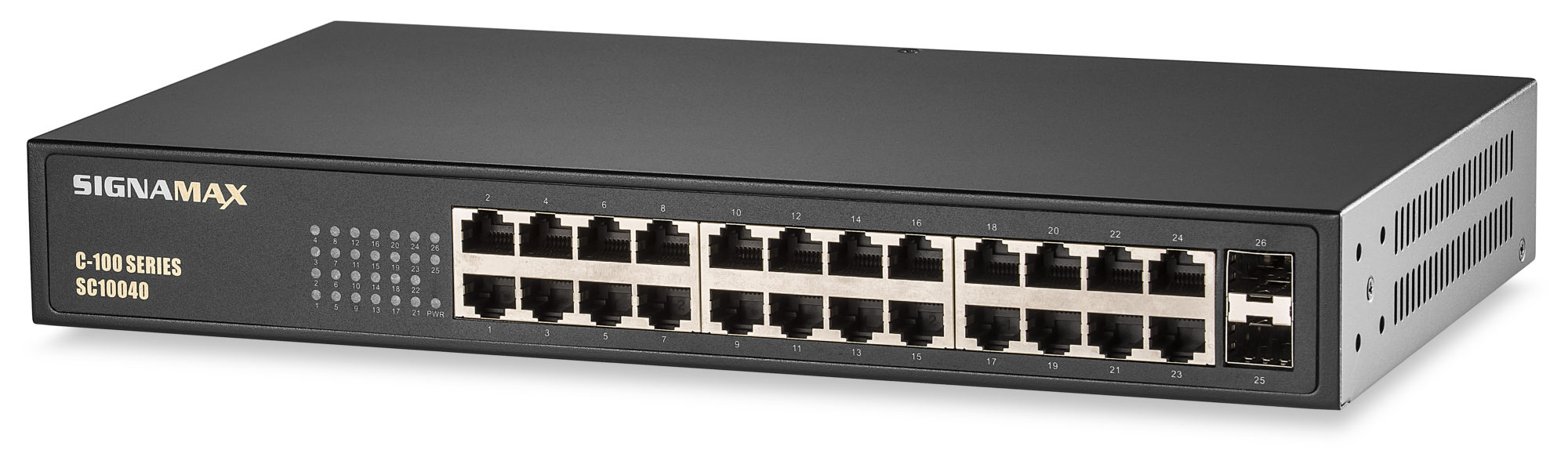 C-100 24 Port Gigabit Switch - Signamax