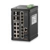 I-300 16 Port Industrial Gigabit Managed Switch - Signamax