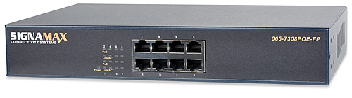 8-Port 10/100 Unmanaged Full-Power PoE Switch - DISCONTINUED - Signamax